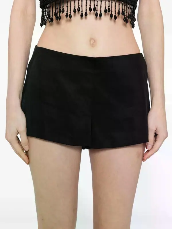 REFORMATION Asymmetric Hem Shorts - Black
