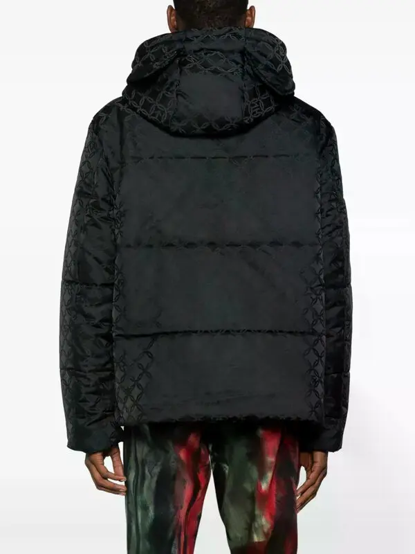 CHARLES JEFFREY Kitty Monogram-print Padded Jacket