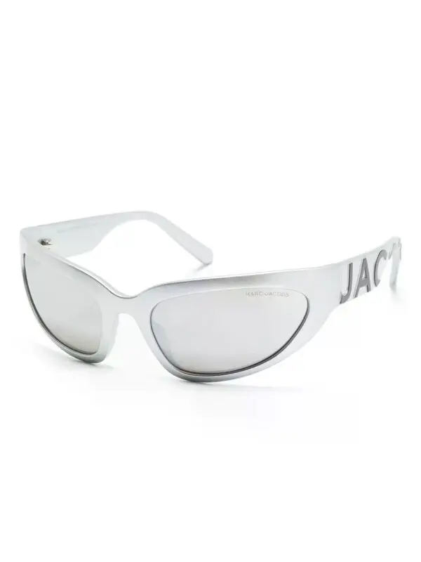 Marc Jacobs The Bold Logo Biker-frame Sunglasses