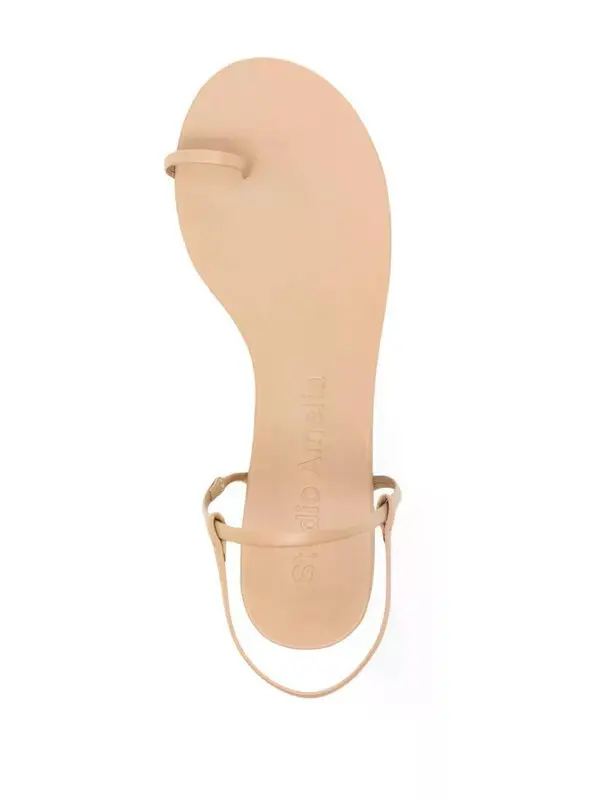 Studio Amelia Edith Leather Flat Sandals