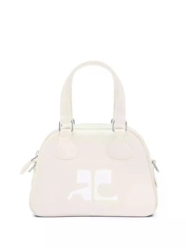 COURREGES Mini Leather Bowling Bag