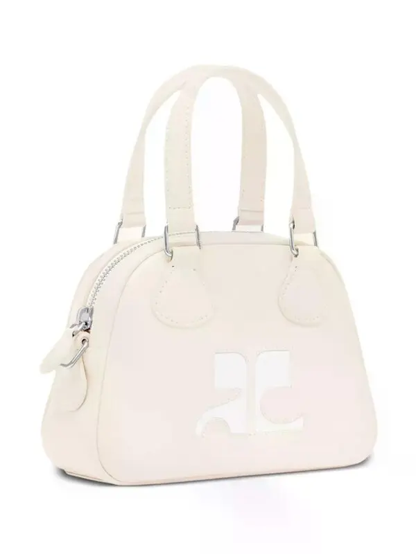 COURREGES Mini Leather Bowling Bag