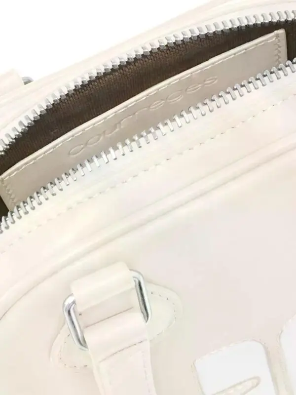 COURREGES Mini Leather Bowling Bag