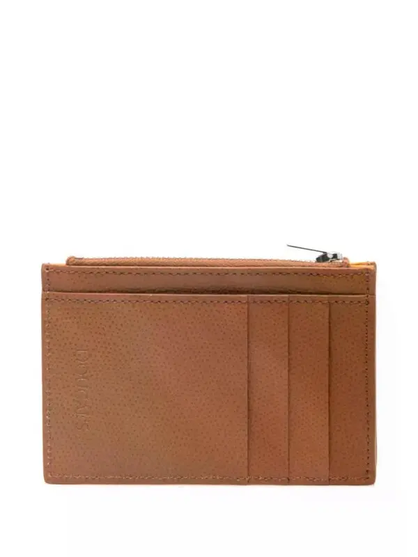 DOUCAL'S Leather Card Holder - Brown