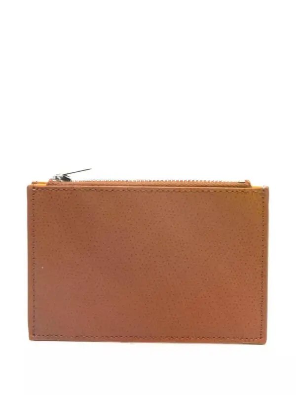 DOUCAL'S Leather Card Holder - Brown