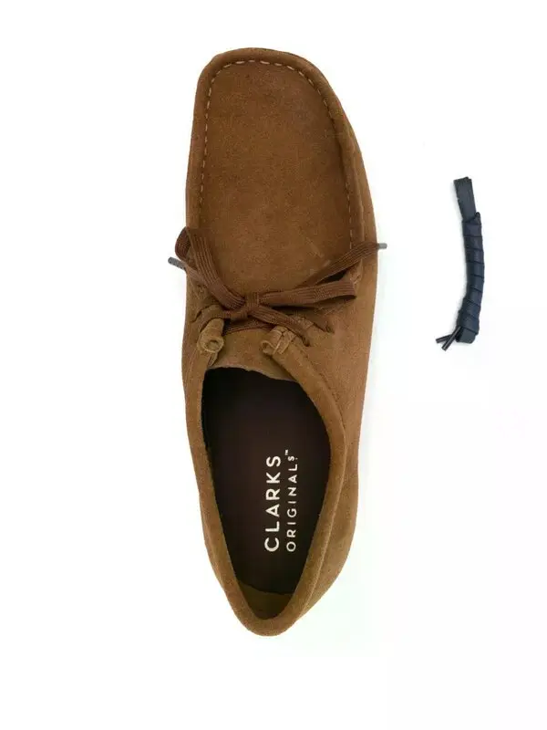 Clarks Wallabee Derby Shoes - Brown
