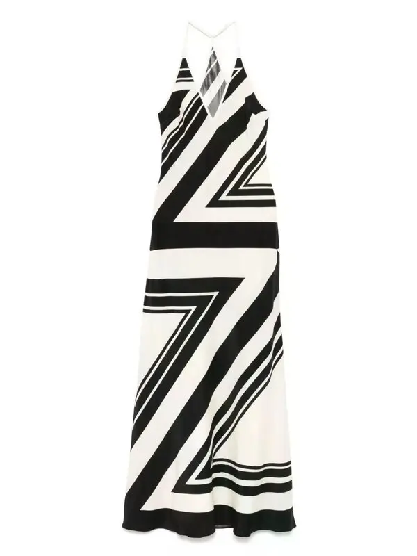 SIR. Silk Flared Dress