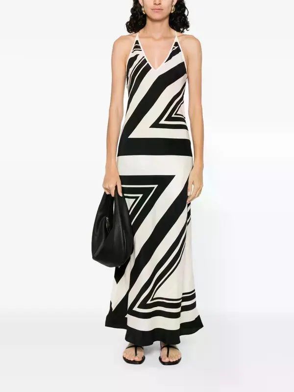 SIR. Silk Flared Dress