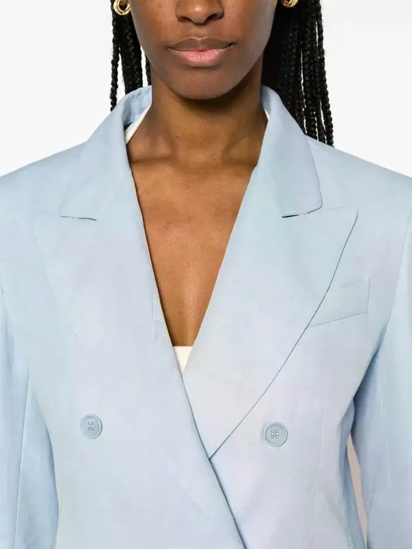 P.a.r.o.s.h Raisa Double-breasted Blazer - Blue