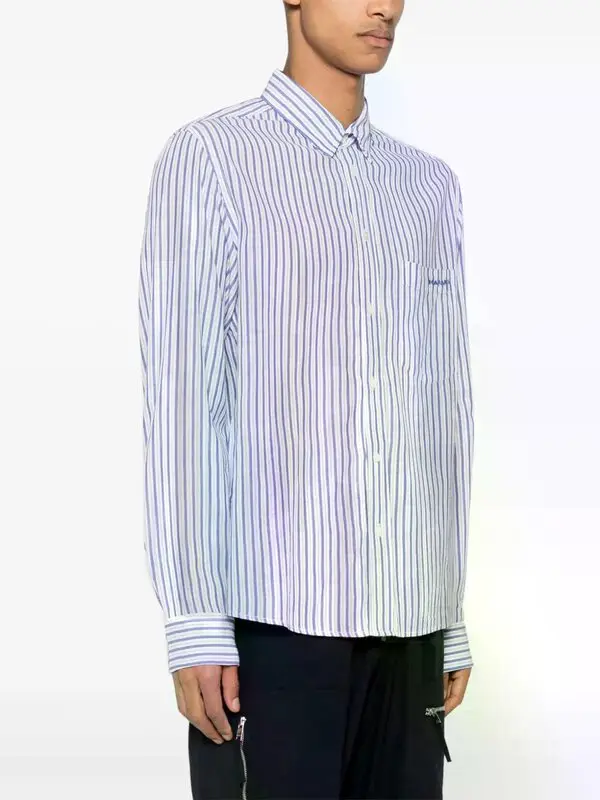 MARANT Jasolo Striped Cotton Shirt