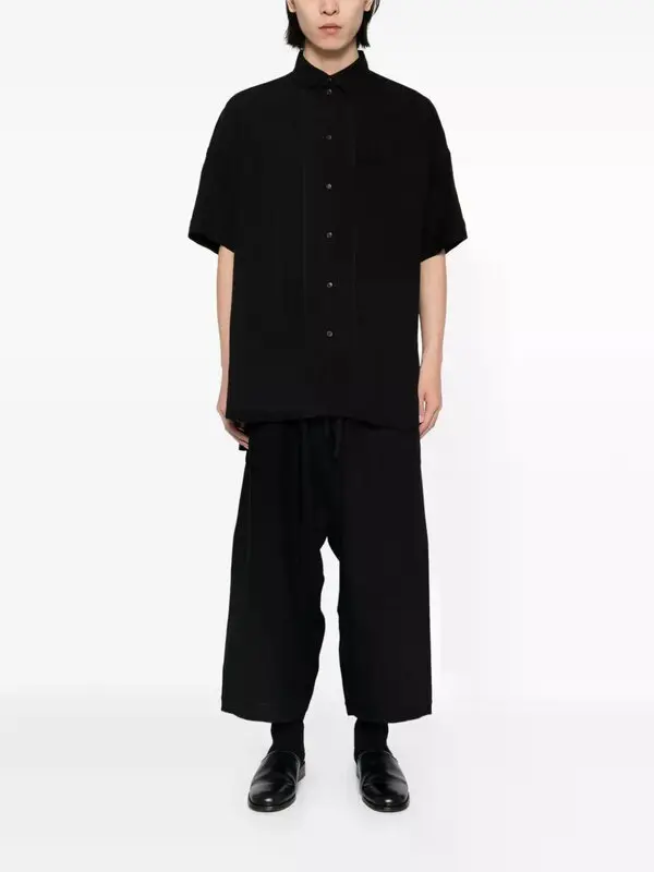 JAN JAN VAN ESSCHE Drop Crotch Wide Leg Trousers