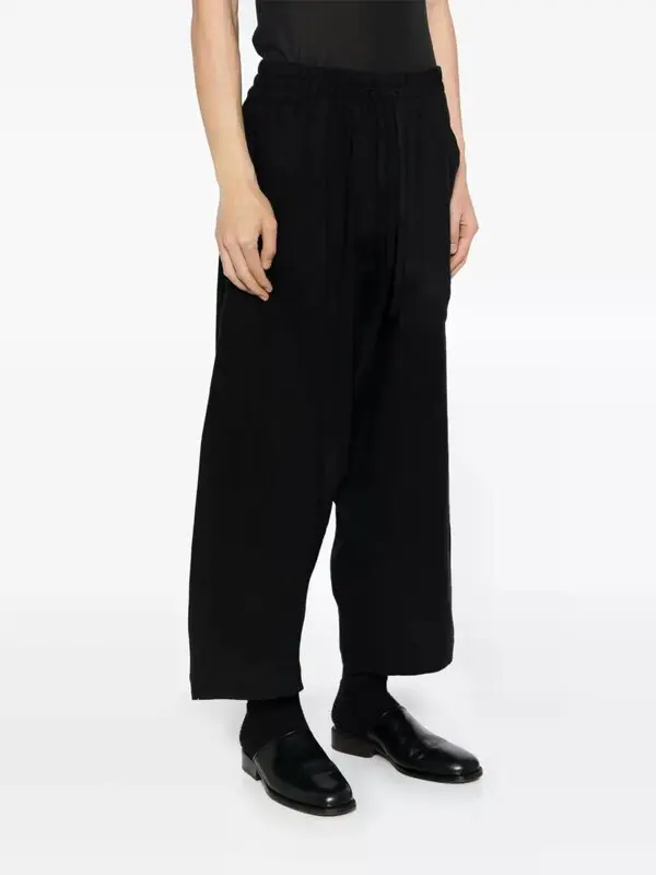 JAN JAN VAN ESSCHE Drop Crotch Wide Leg Trousers