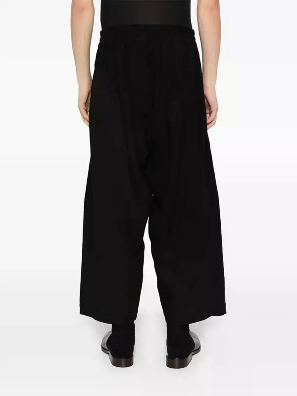 JAN JAN VAN ESSCHE Drop Crotch Wide Leg Trousers