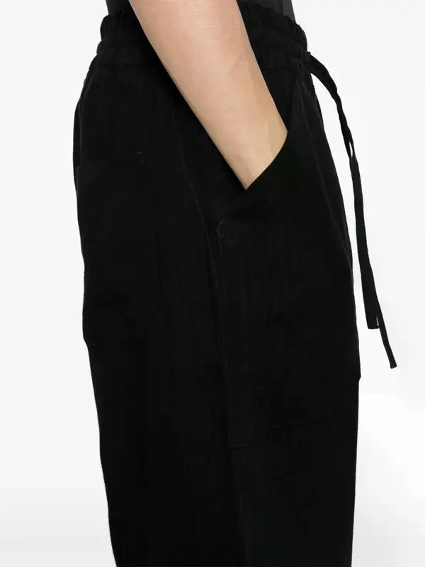 JAN JAN VAN ESSCHE Drop Crotch Wide Leg Trousers