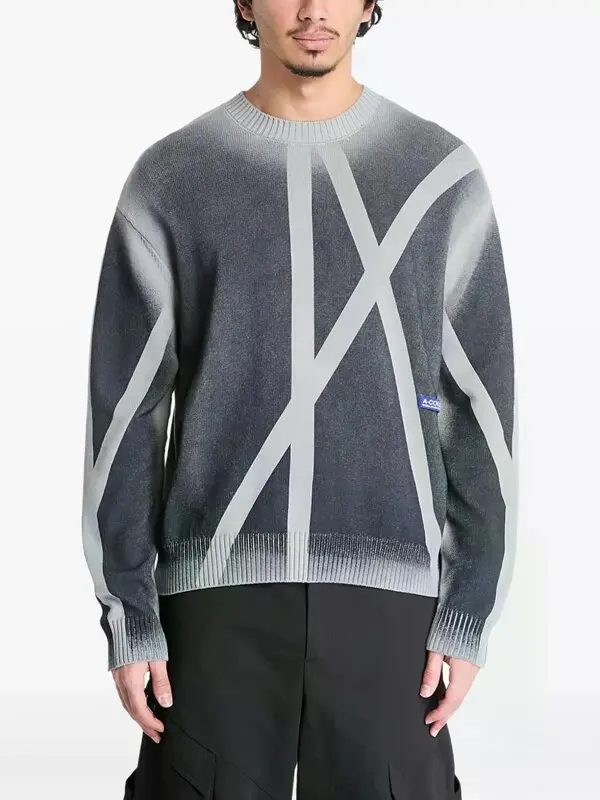 A-COLD-WALL* Antenna Graphic-pattern Sweater