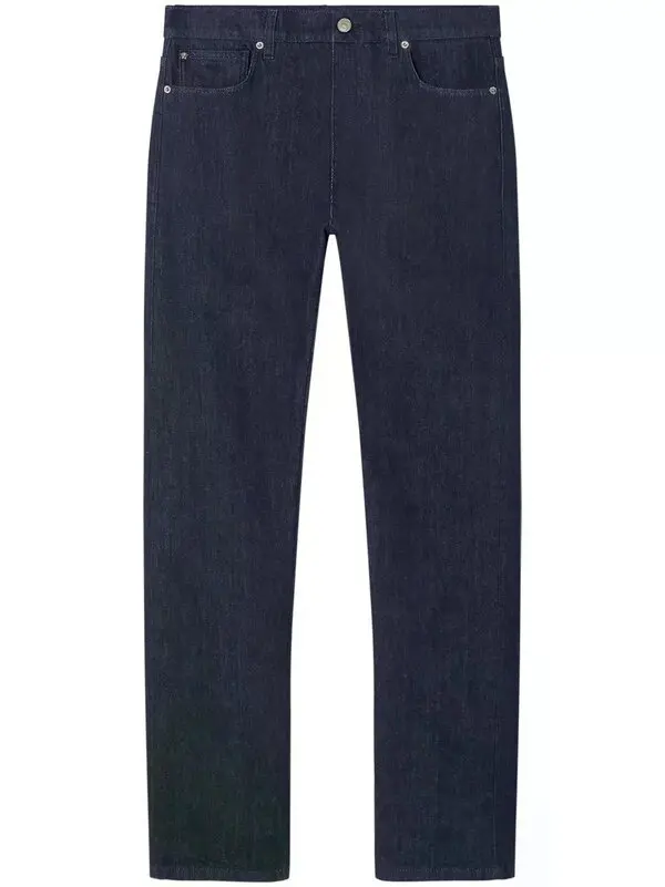 Versace Logo-patch Jeans - Blue