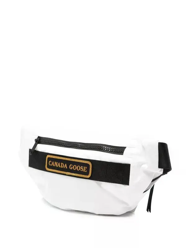 Canada Goose Logo-patch Padded Belt Bag - White