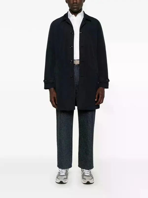 Aspesi Single-breasted Raincoat - Blue