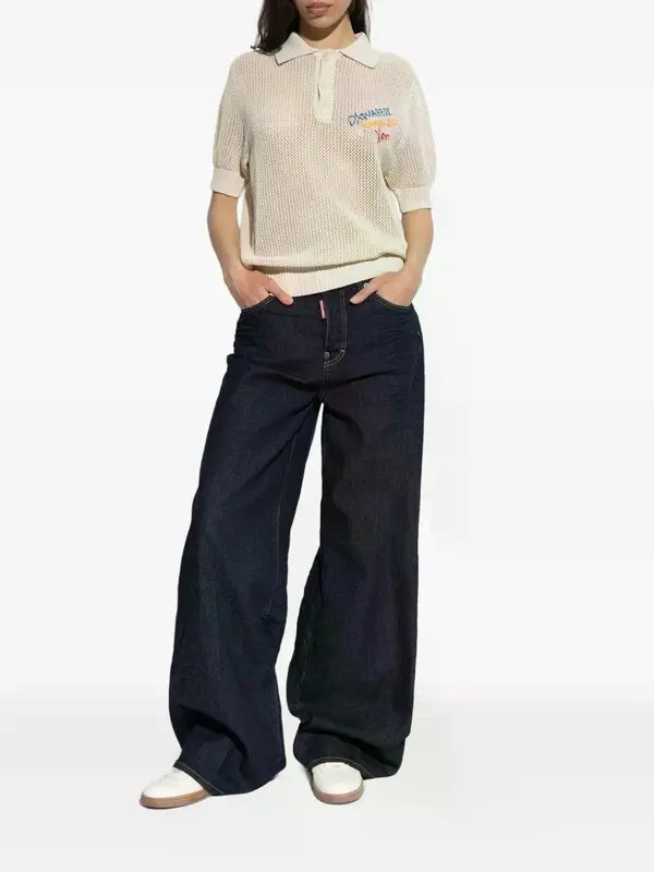 Dsquared2 Cotton Polo Top