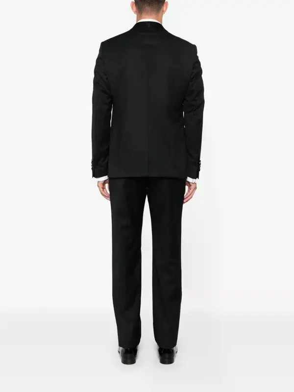 Tagliatore Virigin Wool Dinner Suit - Black