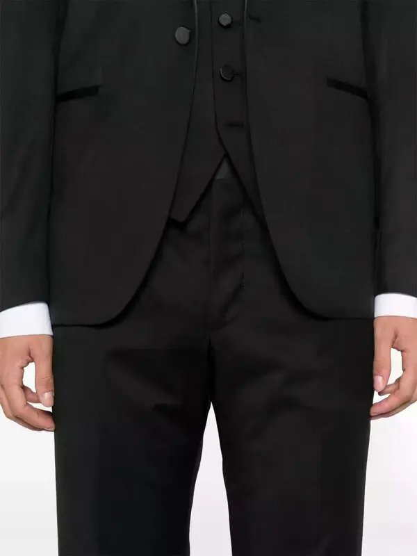 Tagliatore Virigin Wool Dinner Suit - Black