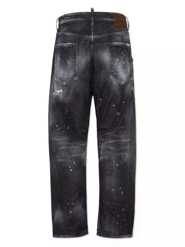 Dsquared2 Distressed Wide-leg Jeans
