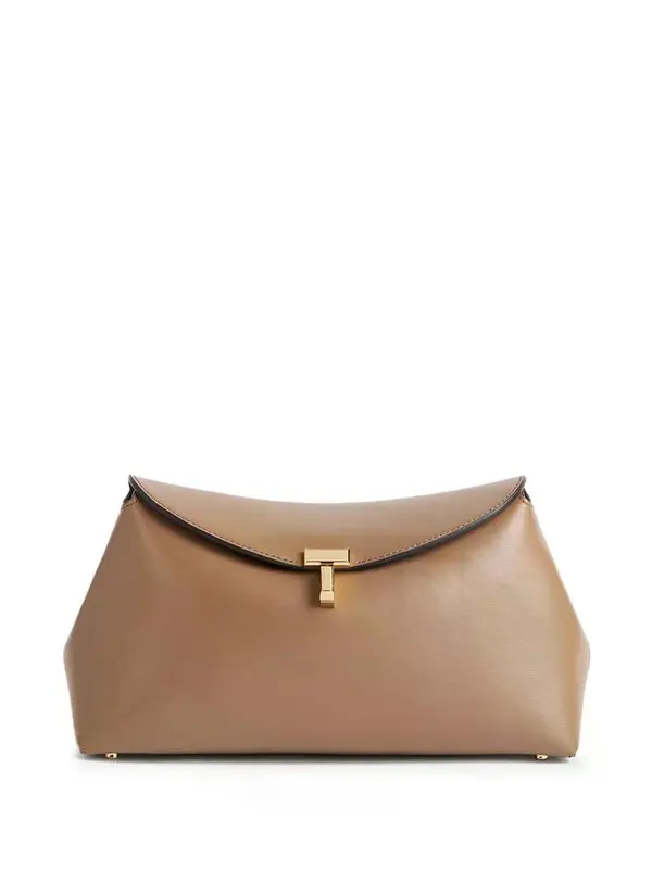 TOTEME T-lock Clutch Bag - Brown