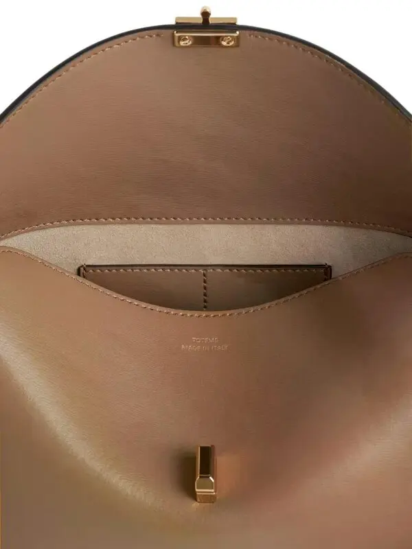 TOTEME T-lock Clutch Bag - Brown