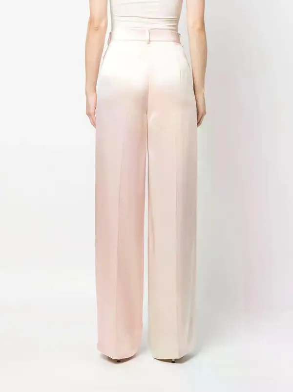 Magda Butrym Wide-leg Silk Trousers - Pink