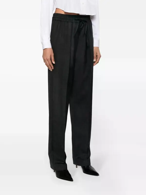 Isabel Marant Étoile Liska Plaid Wool Trousers