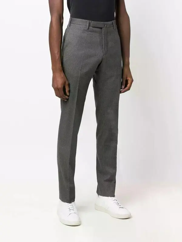 Incotex Mid-rise Slim-fit Chinos - Grey