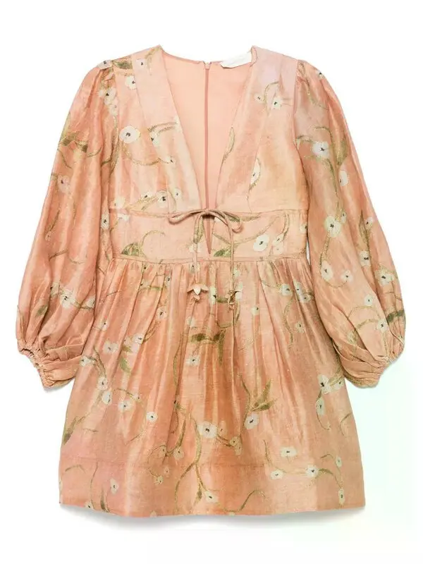 Zimmermann Illuminate Drawn Mini Dress