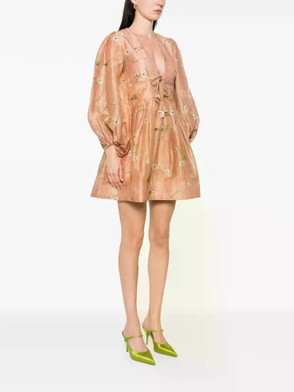 Zimmermann Illuminate Drawn Mini Dress