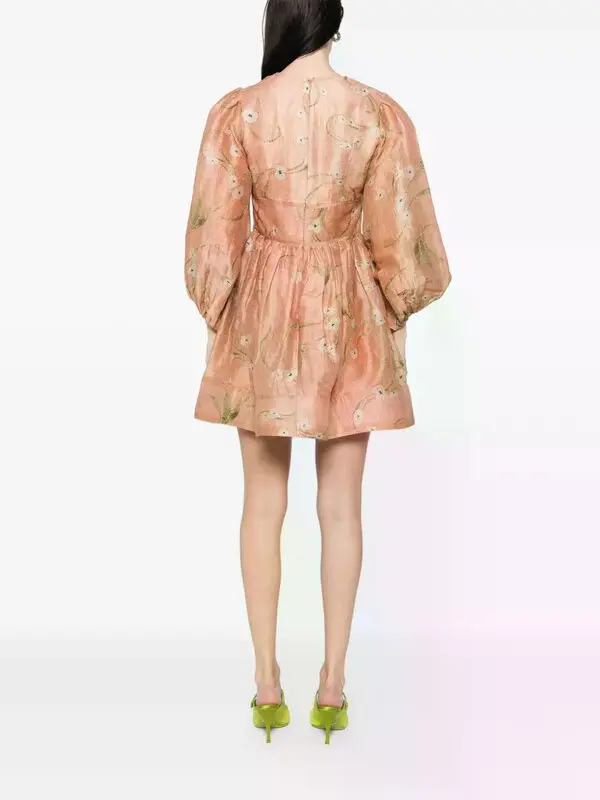 Zimmermann Illuminate Drawn Mini Dress