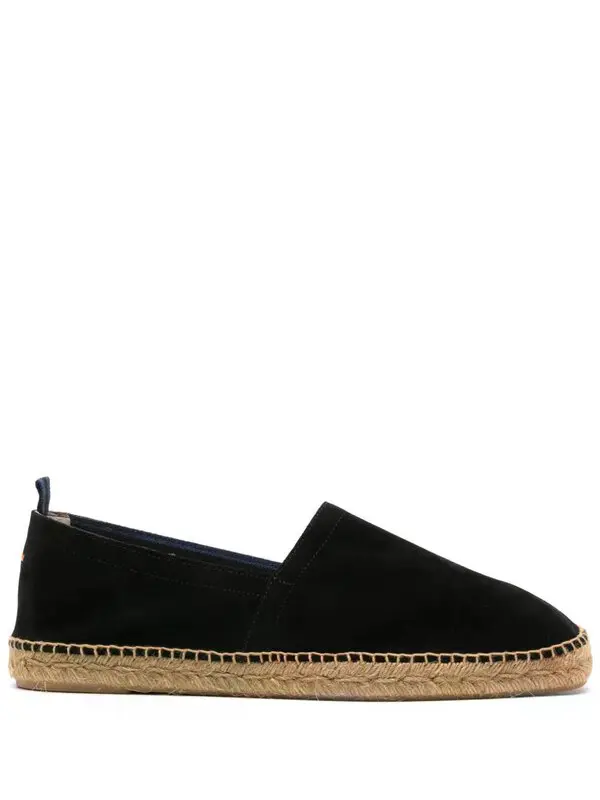 CastaÑer Pablo Suede Espadrilles - Black
