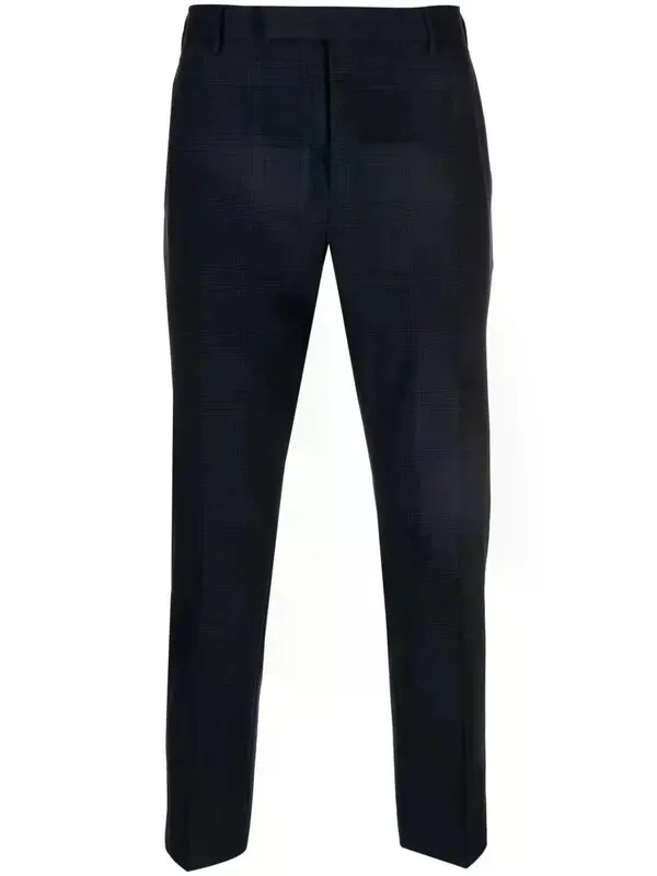 PT TORINO Check-print Tapered Trousers