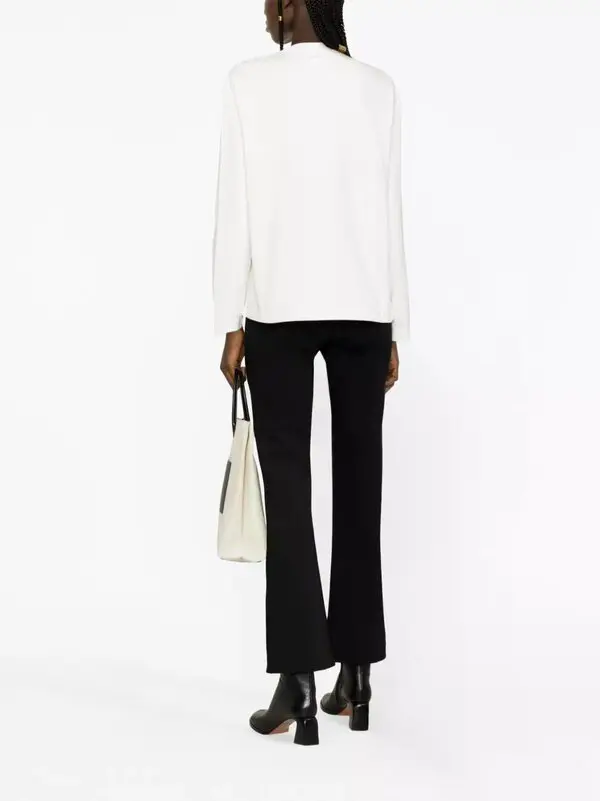 JIL SANDER Logo Print Cotton Sweatshirt