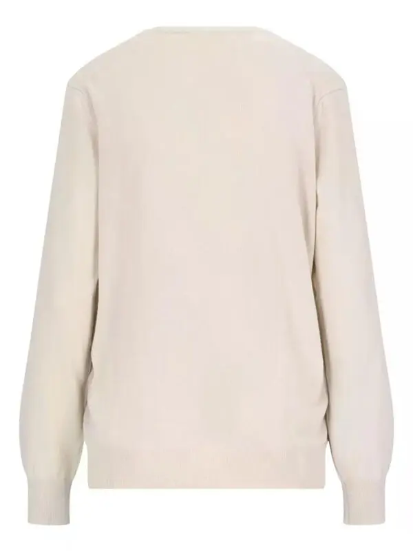 CANESSA Cashmere V-neck Sweater - Neutrals