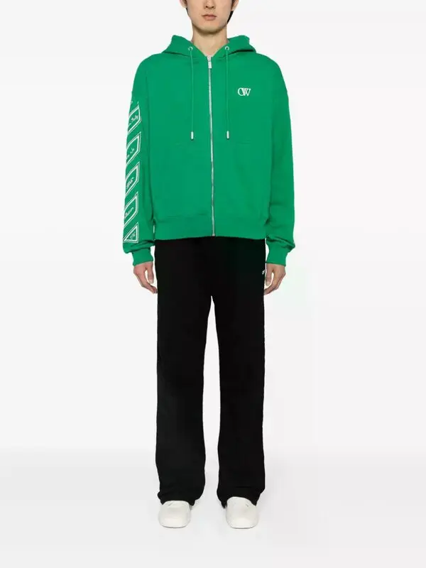Off-White Diag-stripe Embroidered Track Pants