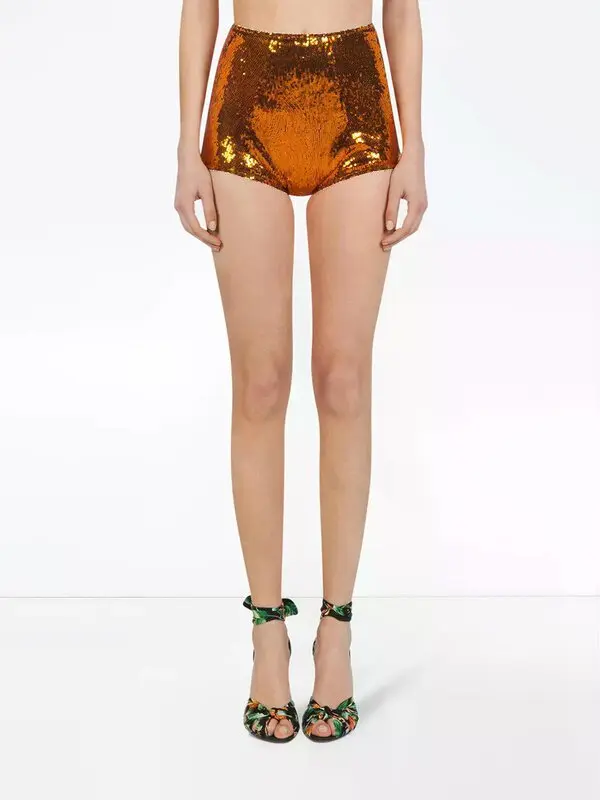 Dolce & Gabbana Sequin Embellished Shorts