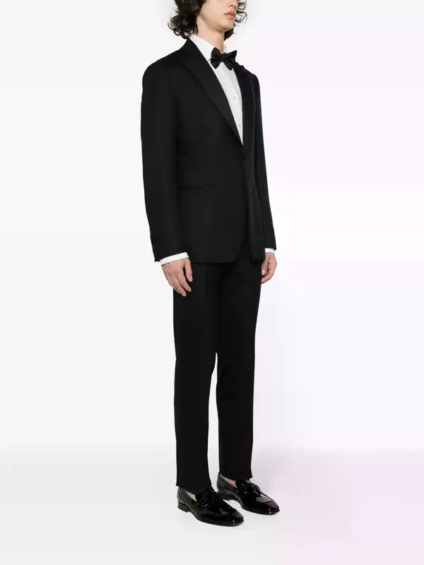 LARDINI Single-breasted Crepe Suit