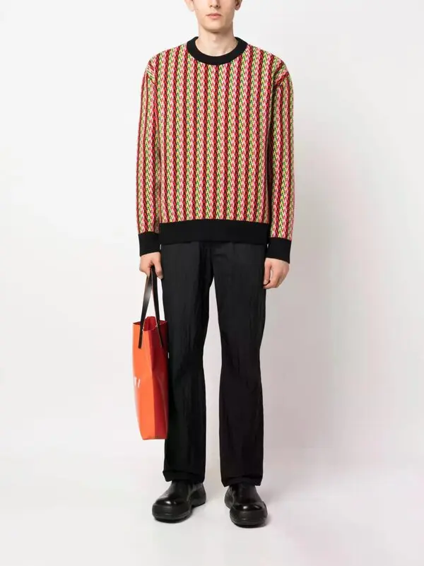 LANVIN Chevron-motif Jumper