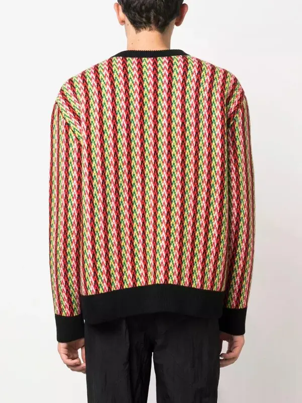 LANVIN Chevron-motif Jumper