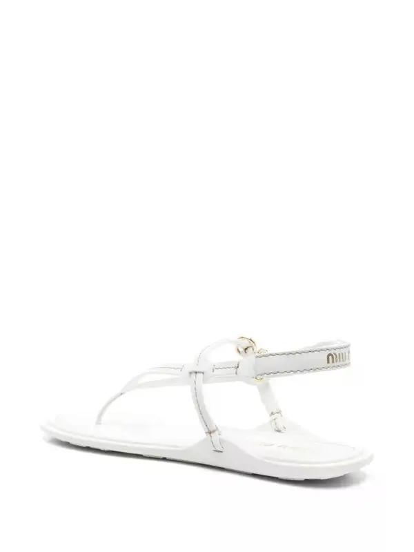 Miu Miu Flat Thong Sandals