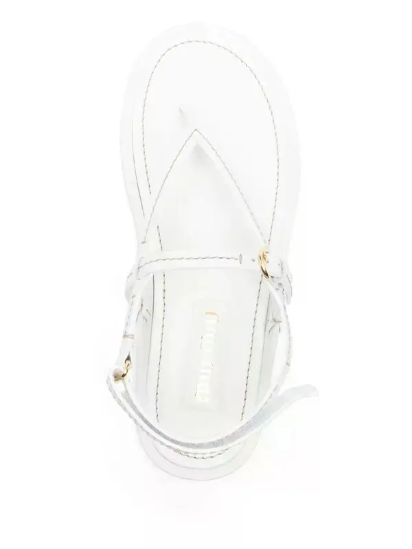 Miu Miu Flat Thong Sandals