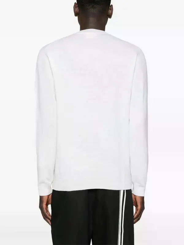 MORDECAI Logo Intarsia Fine Knit Sweater