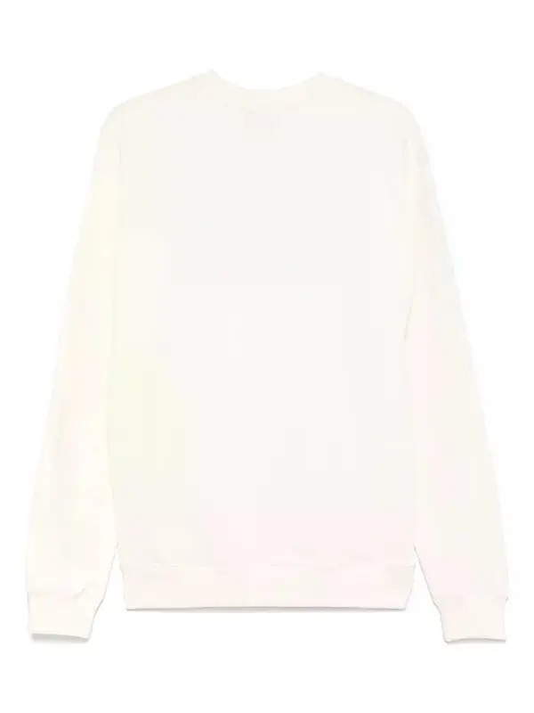 MSGM Logo-print Sweatshirt - Neutrals