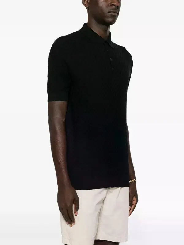 GOES BOTANICAL Interlock Merino Wool Polo Shirt