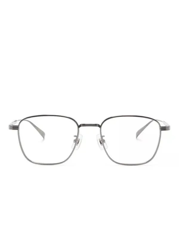 Dunhill Square-frame Glasses - Silver