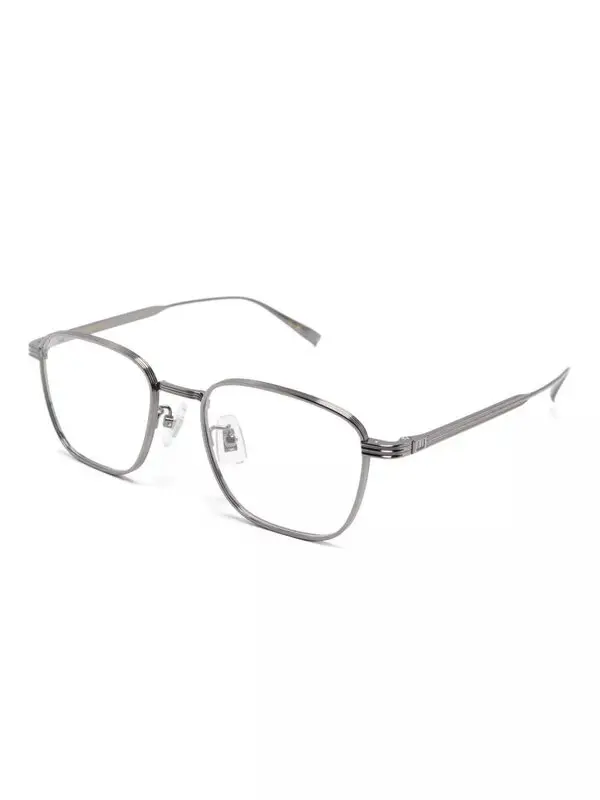 Dunhill Square-frame Glasses - Silver